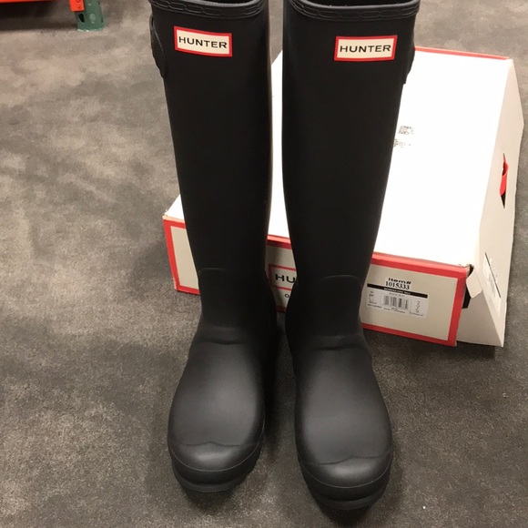 Hunter | Shoes | Tall Matte Black Hunter Boots | Poshmark